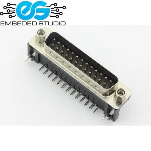 DB25 Male Connector Right Angle – Embeded Studio